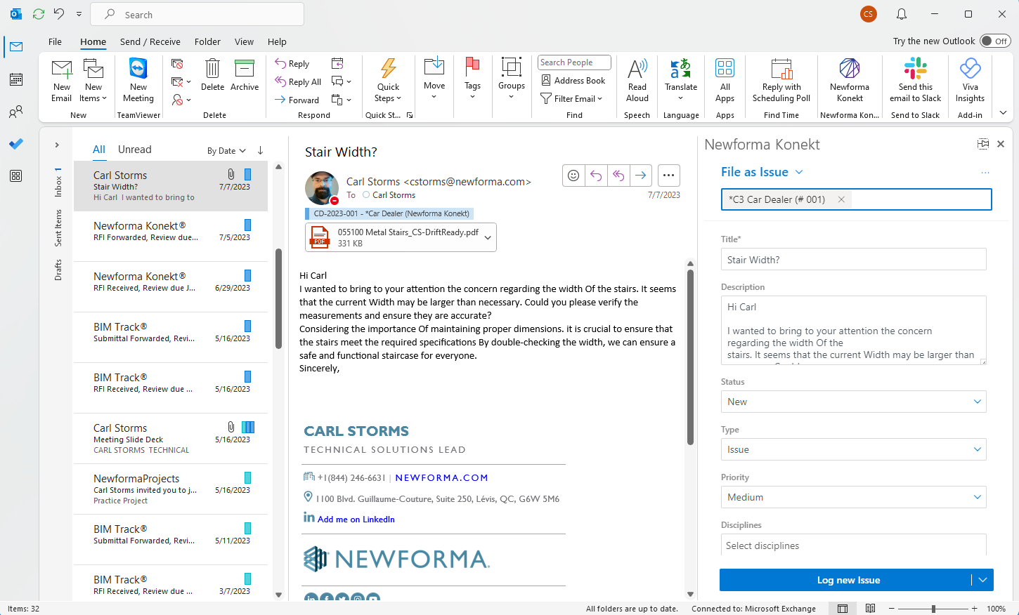 Expanding Issue Tracking in Construction Through Email Management ...